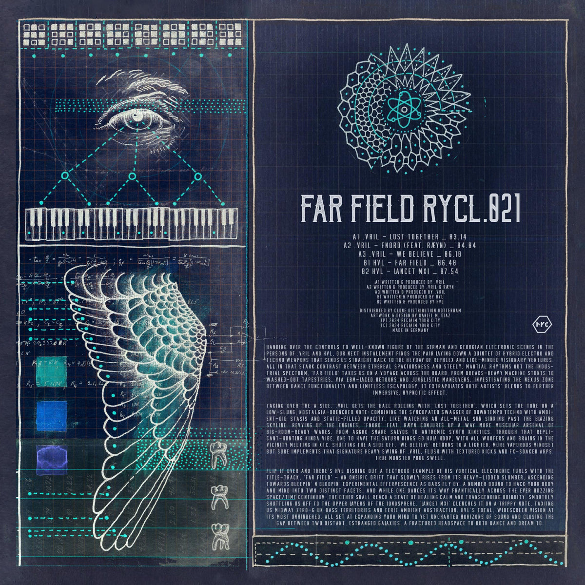VRIL & HVL 'FAR FIELD' 12" – Planet Wax