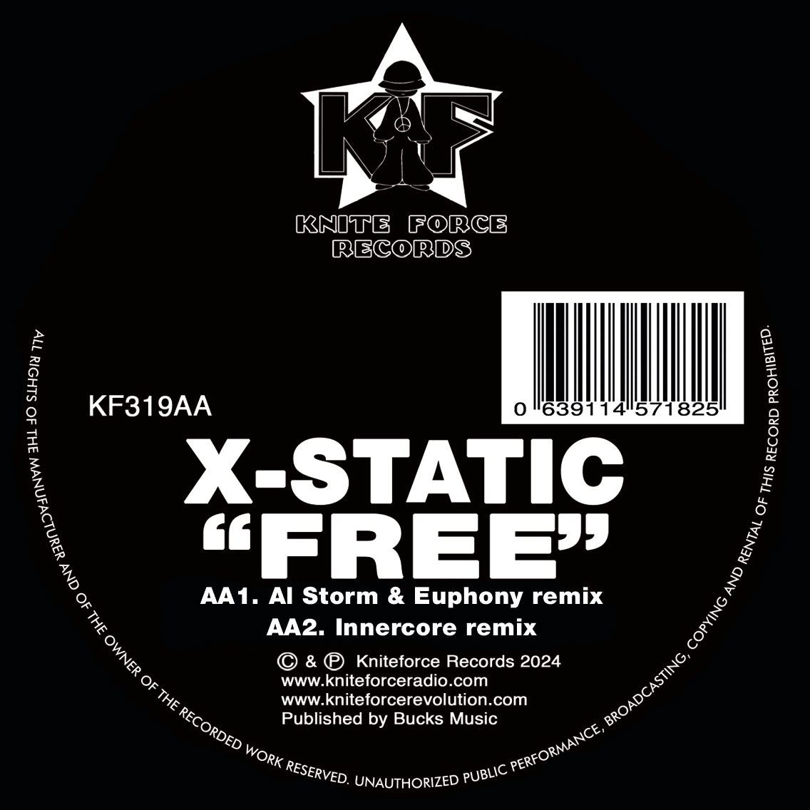 X-STATIC 'FREE (REMIXES)' 12" – Planet Wax