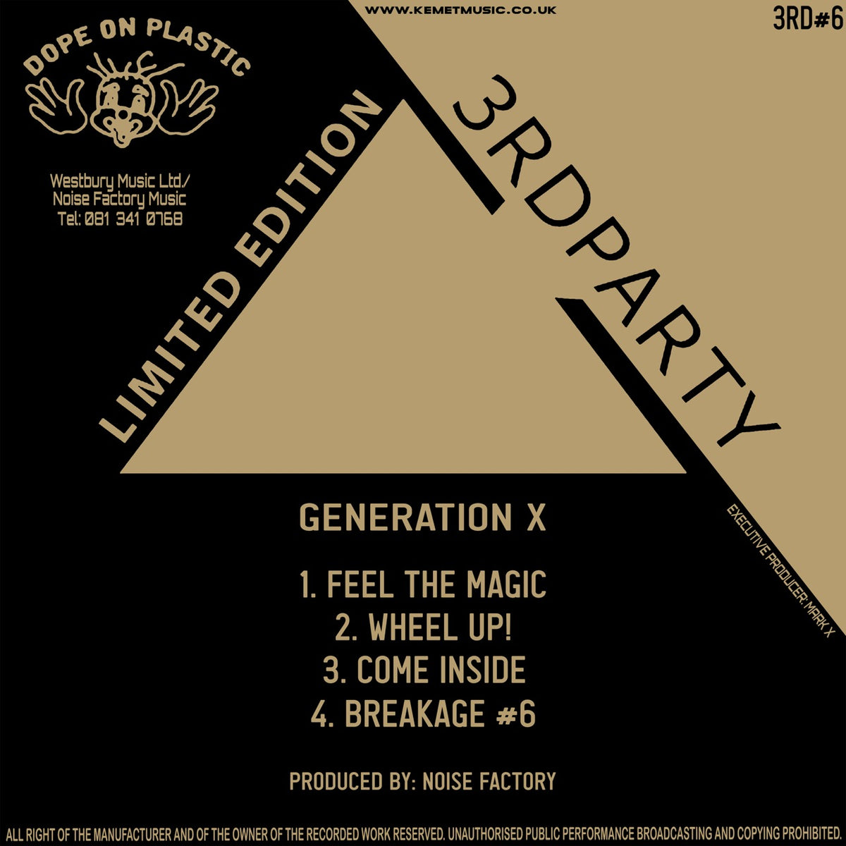 NOISE FACTORY 'GENERATION X' 12" – Planet Wax