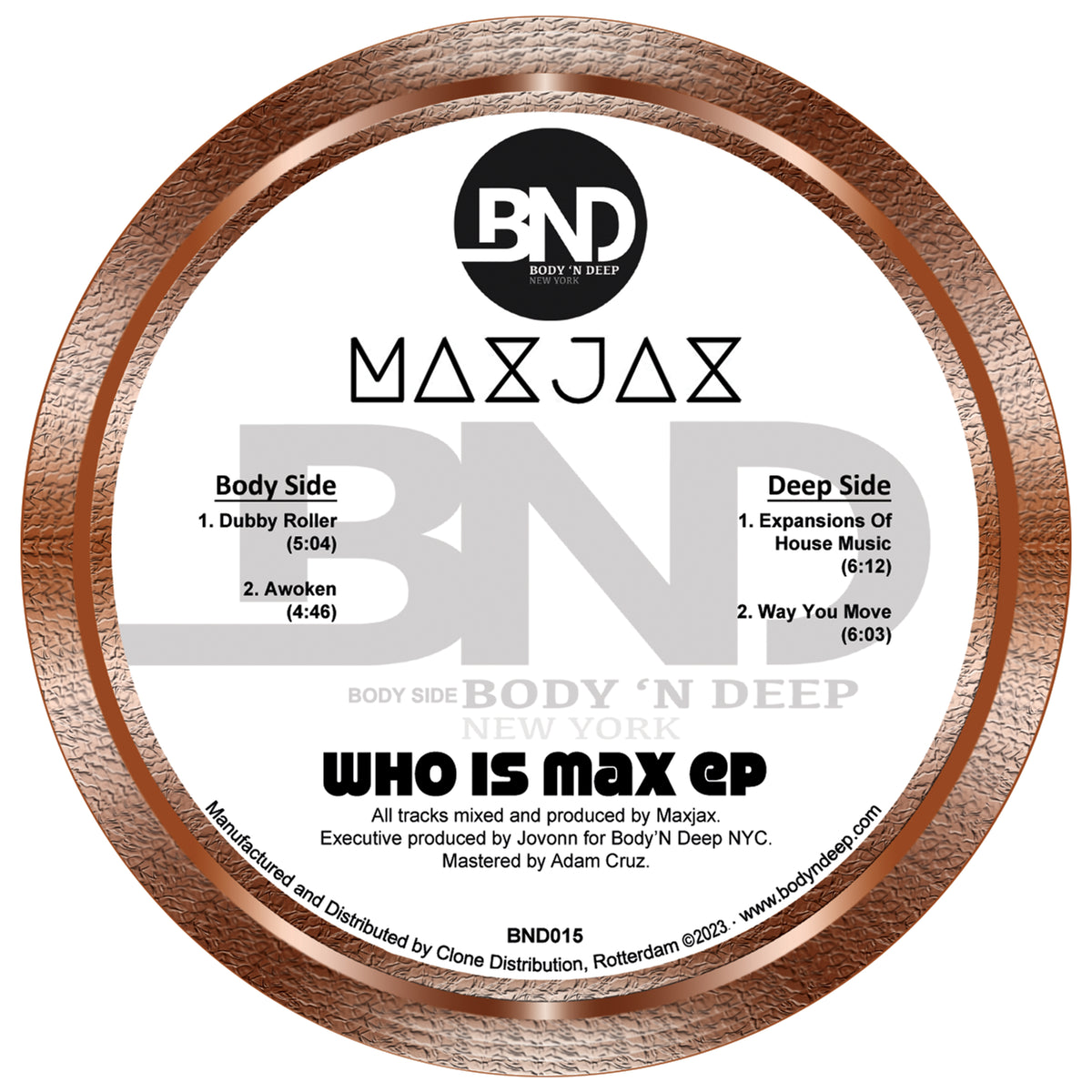 MAXJAX 'WHO IS MAX EP' 12" – Planet Wax