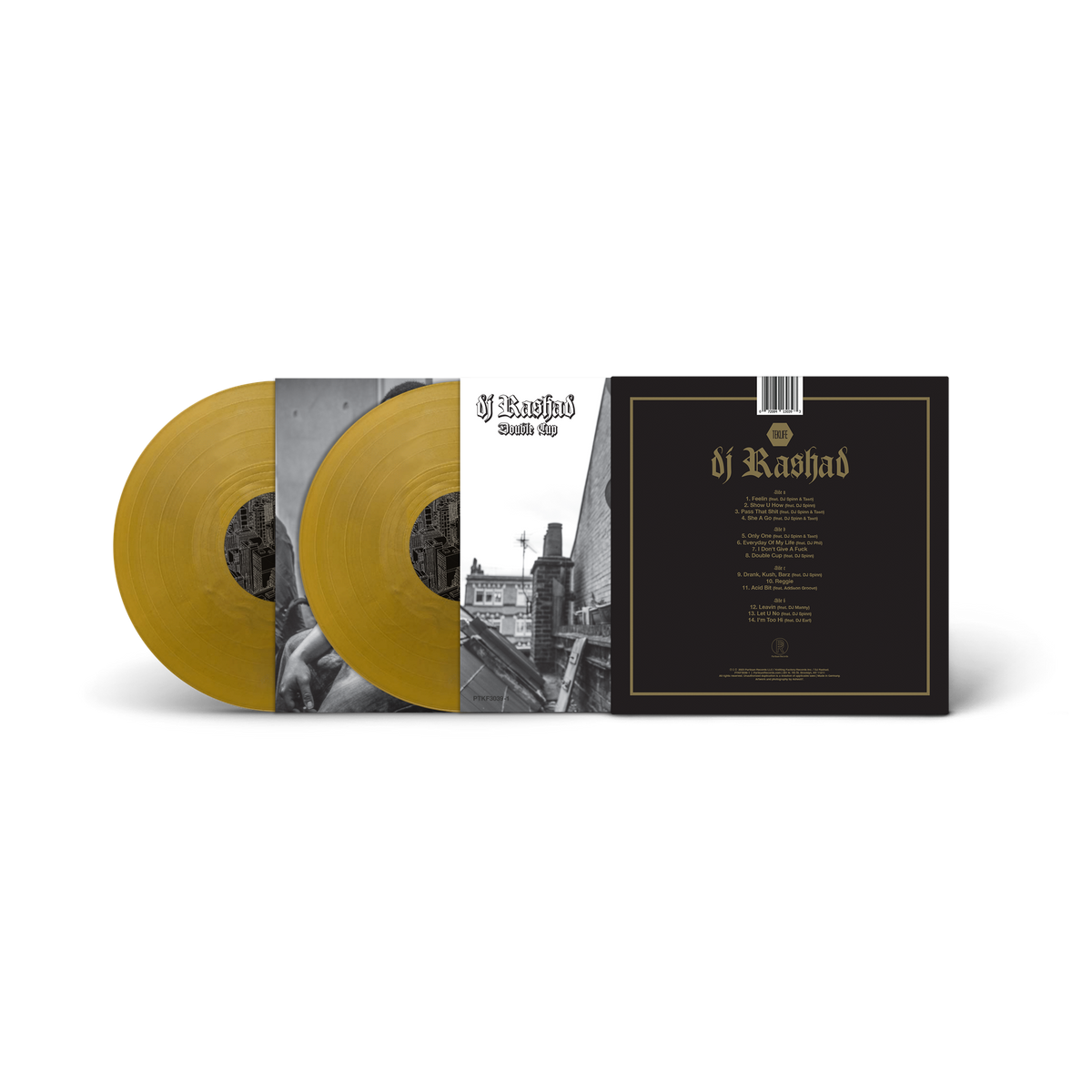 DJ RASHAD 'DOUBLE CUP - 10Y ANNIVERSARY' 2LP (GOLD WAX) – Planet Wax