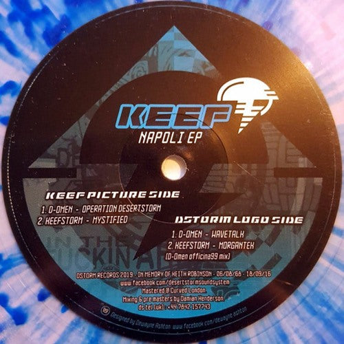 D-OMEN / DESERT STORM KEEF 'NAPOLI EP' 12" (SPLATTERED) – Planet Wax