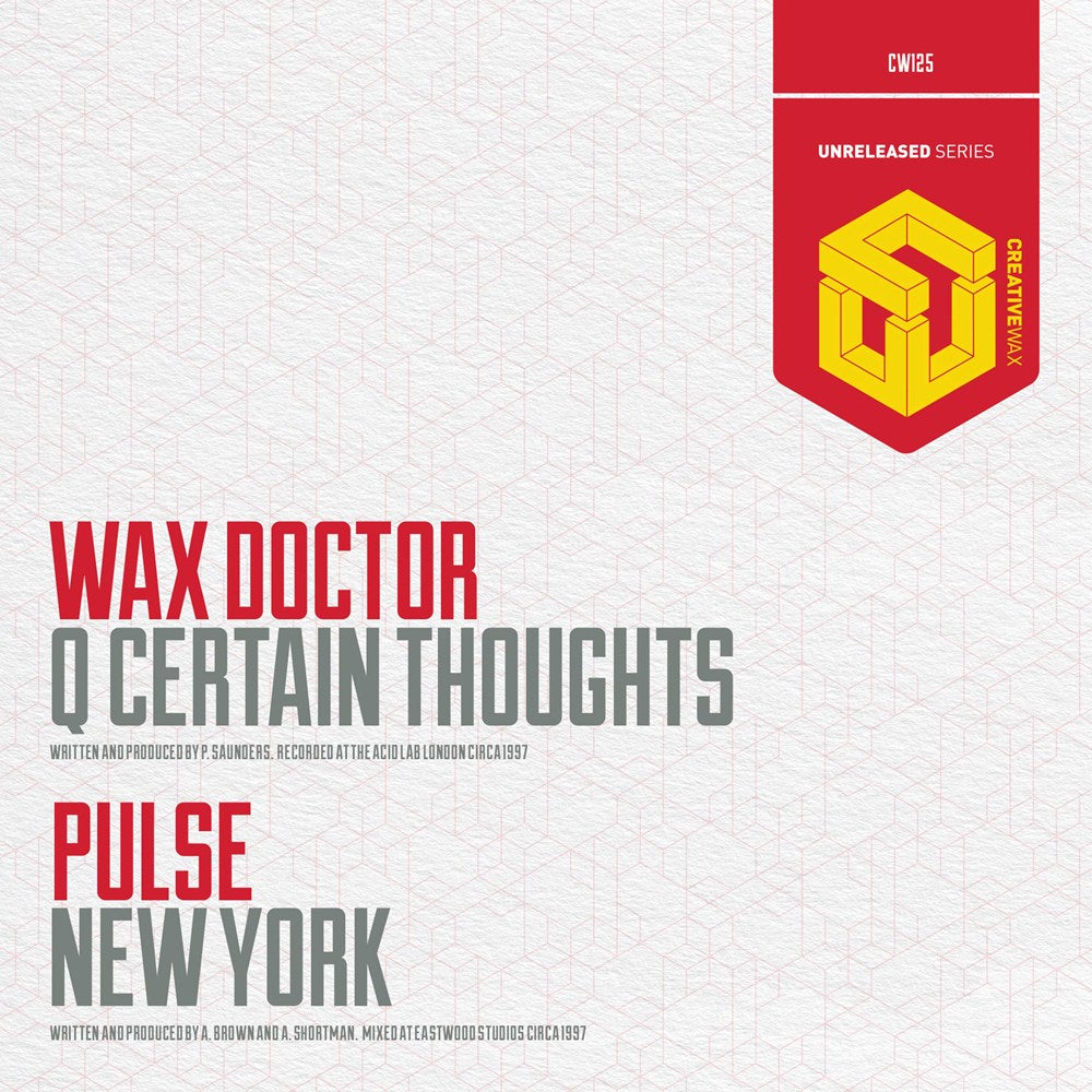 WAX DOCTOR & PULSE 'Q-CERTAIN THOUGHTS / NEW YORK' 12" – Planet Wax