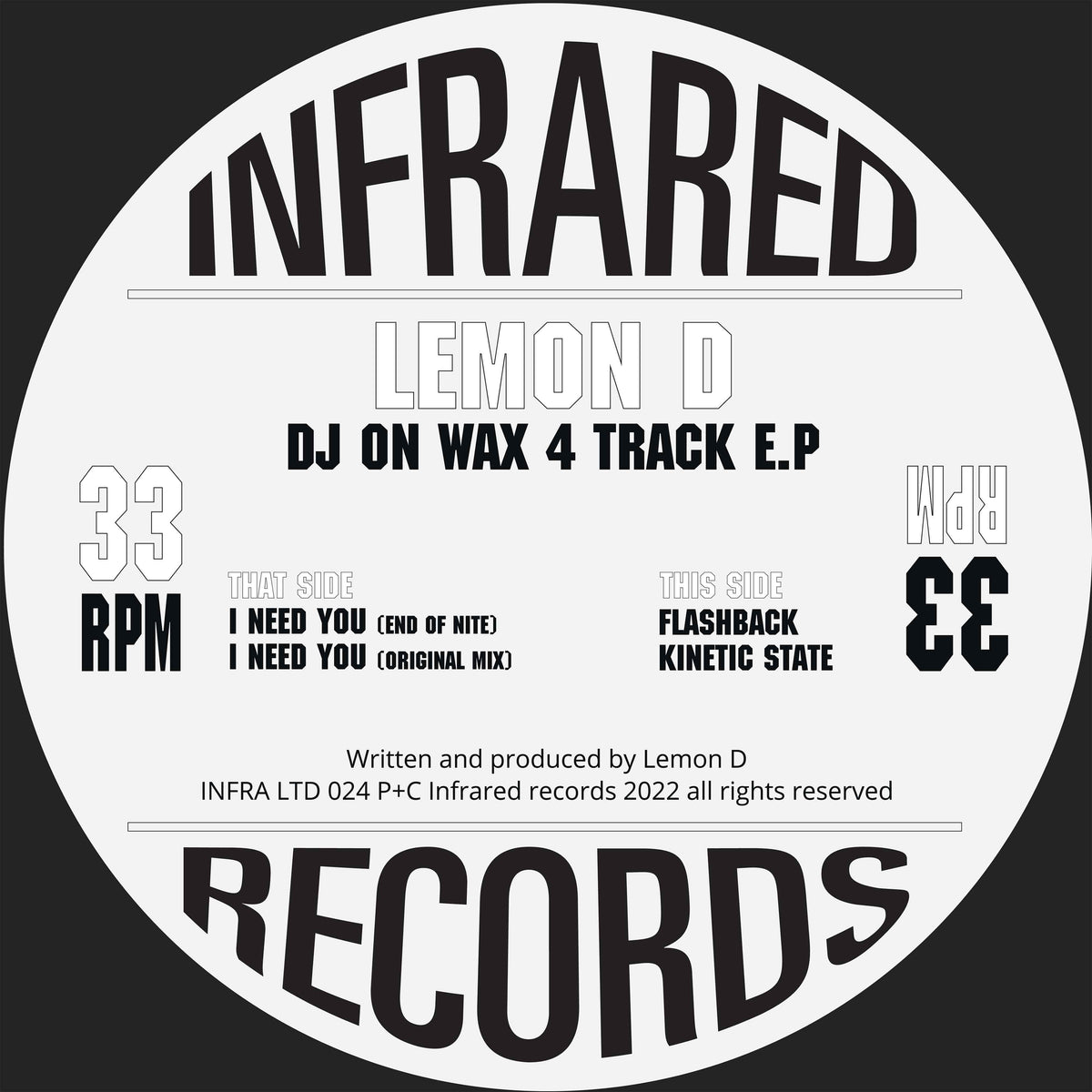 LEMON D 'DJ ON WAX 4 TRACK E.P' 12" – Planet Wax