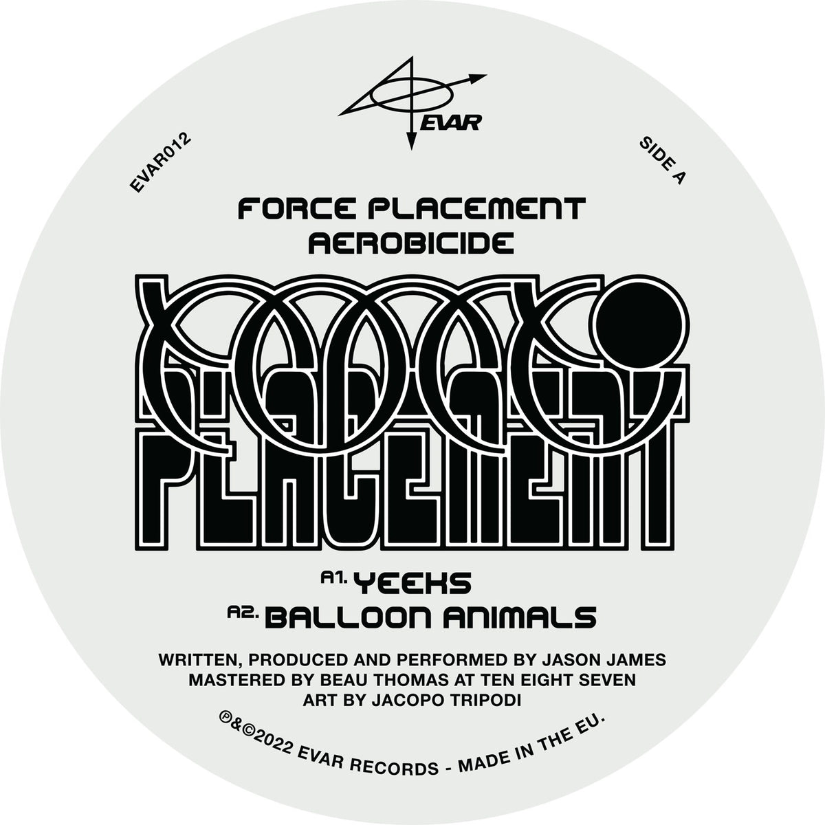 AEROBICIDE 'FORCE PLACEMENT' 12" – Planet Wax